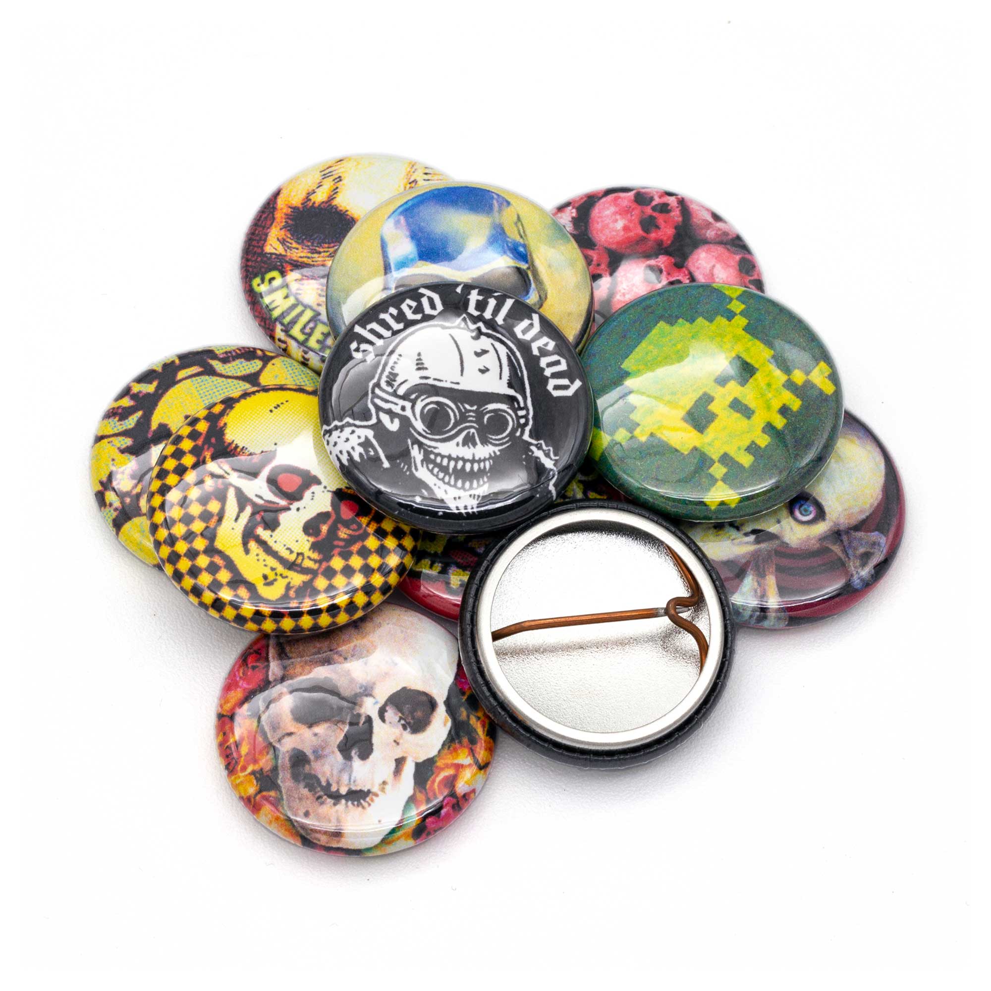 Skull Collector Button Pack